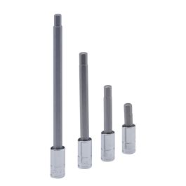 Genius Tools Hex Bit Socket 2.5mm Size 1/4 Inch Drive 140mm Length ...